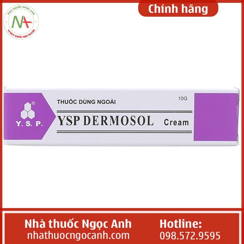 Thuốc Ysp Dermosol Cream 10g là thuốc gì, giá bao nhiêu, mua ở đâu?