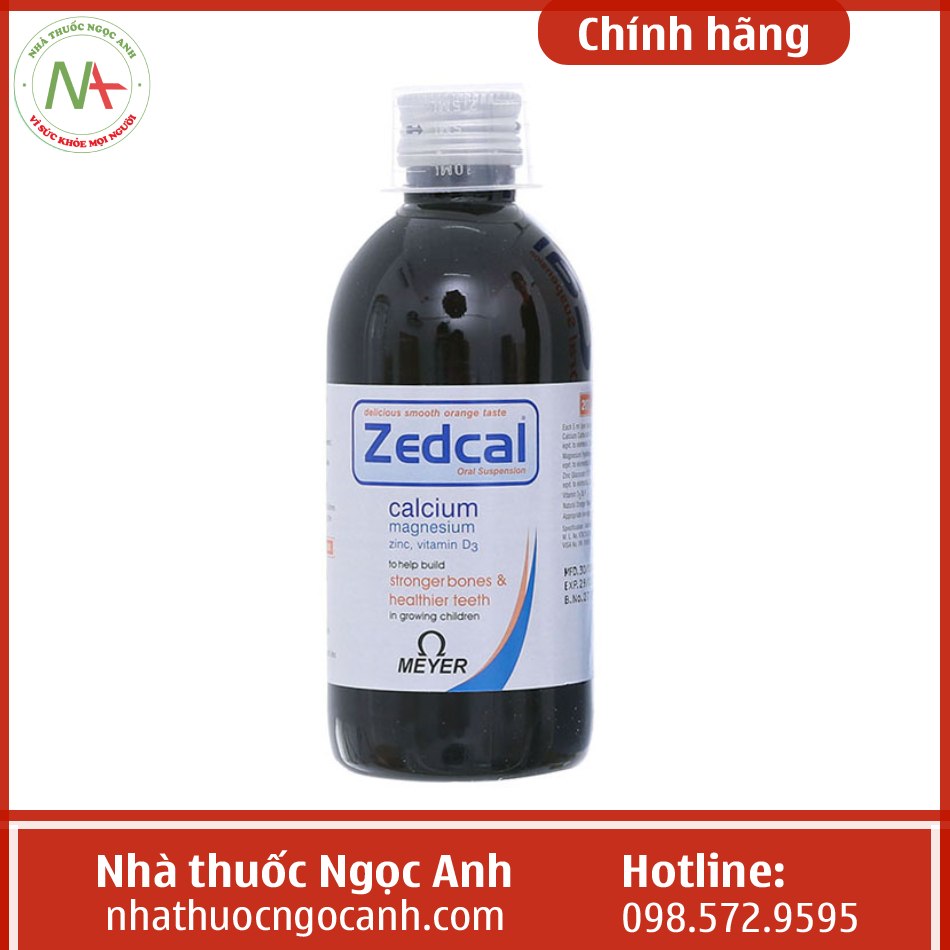 Thuốc Zedcal 200ml là thuốc gì, giá bao nhiêu, mua ở đâu?