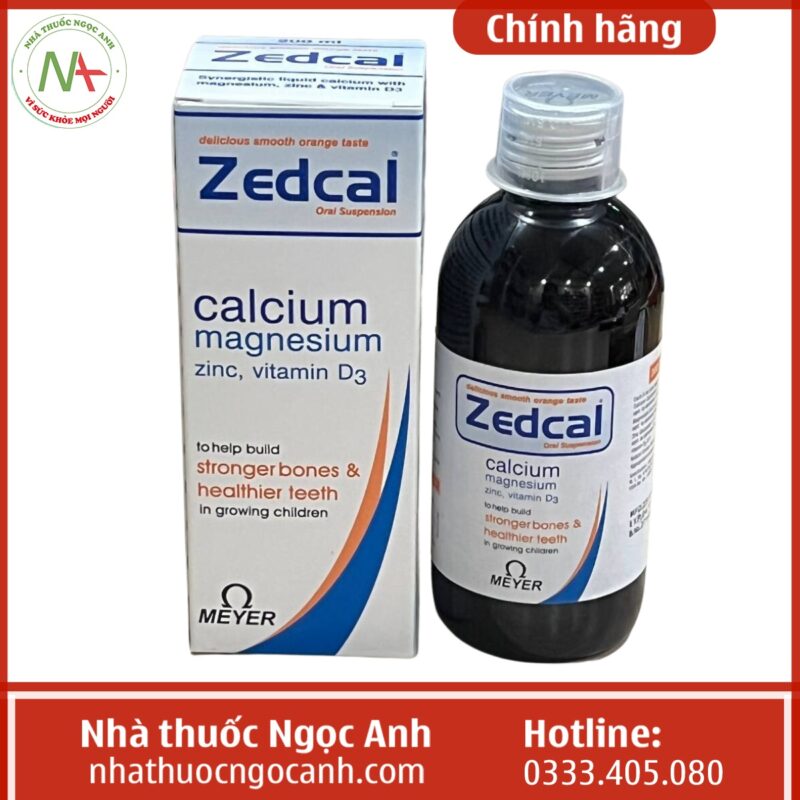 Thuốc Zedcal Oral Suspension 200ml là thuốc gì, giá bao nhiêu, mua ở đâu