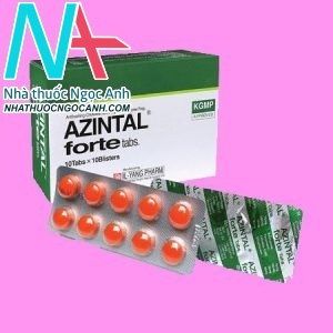 Thuốc Azintal Forte: Công dụng, liều dùng, lưu ý tác dụng phụ, giá bán