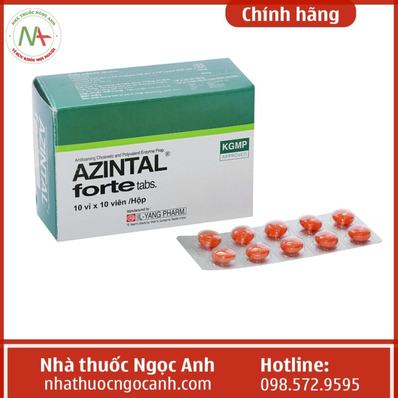 Thuốc Azintal Forte Tabs là thuốc gì, thành phần, giá bao nhiêu, mua ở đâu?