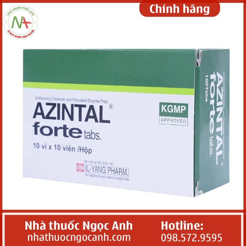 Thuốc Azintal Forte Tabs là thuốc gì, thành phần, giá bao nhiêu, mua ở đâu?