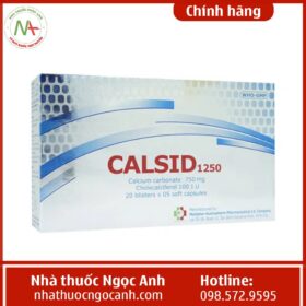 Thuốc Calsid 1250 là thuốc gì, có tác dụng gì, giá bao nhiêu, mua ở đâu