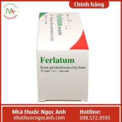 Thuốc Ferlatum 40mg/15ml: Công dụng, lưu ý, giá bán, mua ở đâu