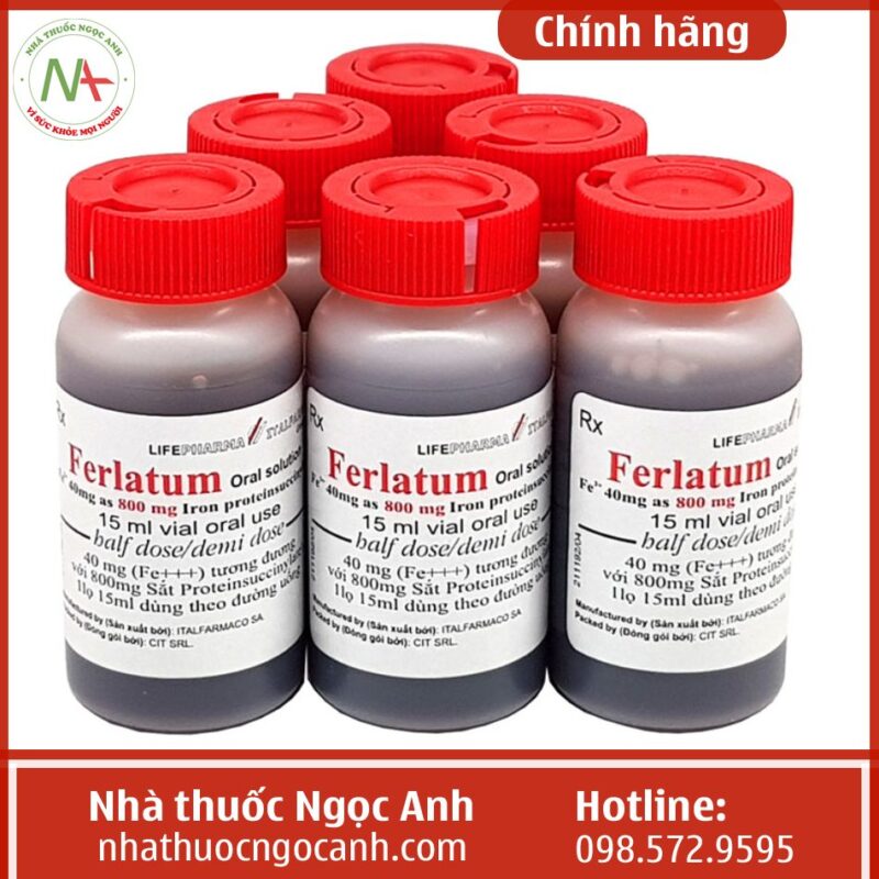 Thuốc Ferlatum 40mg/15ml: Công dụng, lưu ý, giá bán, mua ở đâu