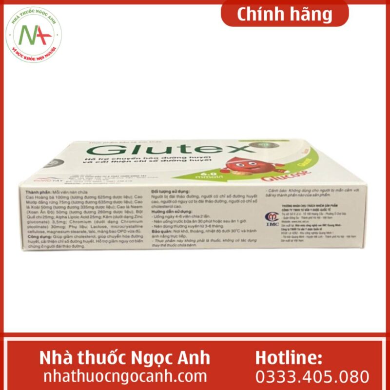 Thuốc Glutex là thuốc gì, có tác dụng gì, mua ở đâu, giá bao nhiêu