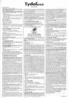 Thuốc Tydol 650 Việt Nam là thuốc gì, giá bao nhiêu, mua ở đâu?