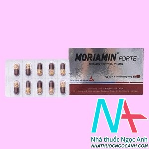 Thuốc Moriamin Forte: Công dụng, chỉ định, lưu ý tác dụng phụ, giá bán