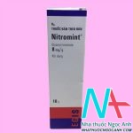 Thuốc Nitromint dạng xịt: Công dụng, liều dùng, lưu ý tác dụng phụ