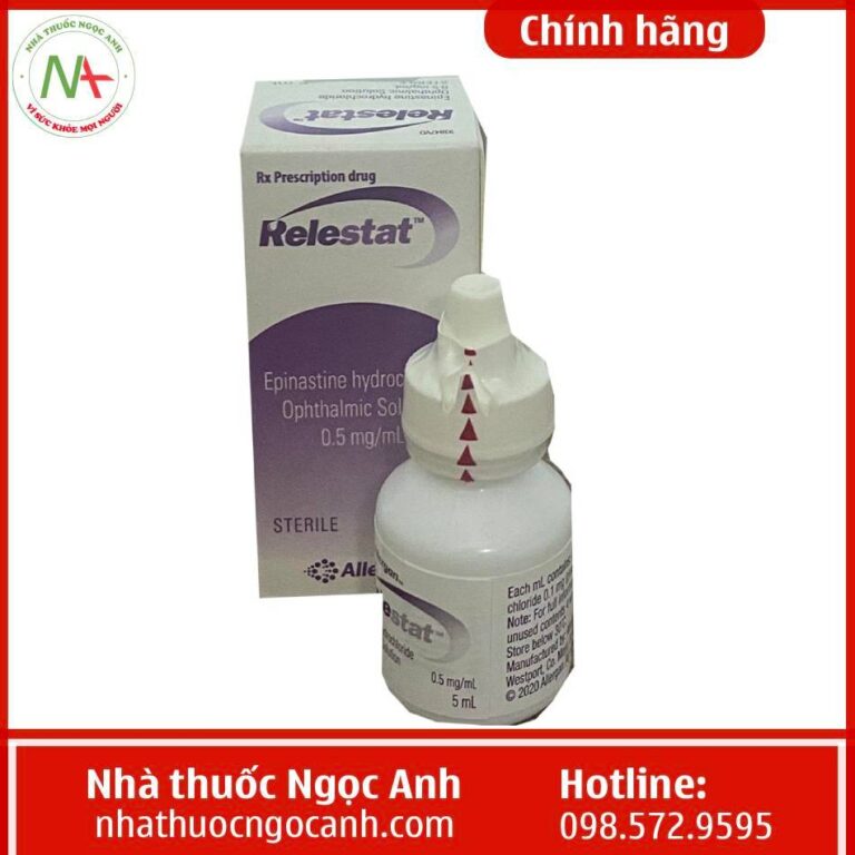 Thuốc Relestat là thuốc gì, tác dụng gì, mua ở đâu, giá bao nhiêu?