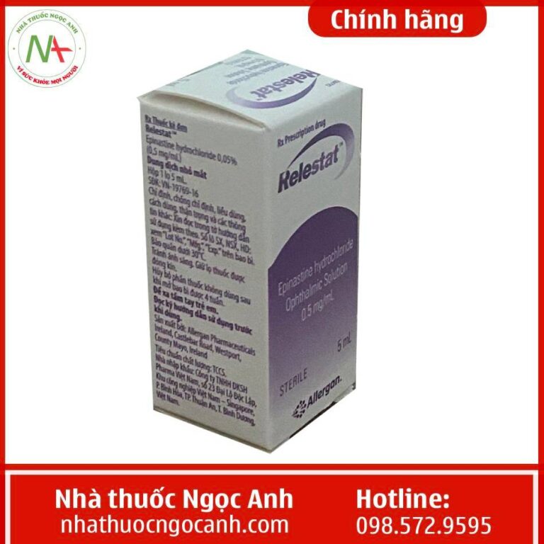 Thuốc Relestat 5ml là thuốc gì, tác dụng gì, mua ở đâu, giá bao nhiêu?