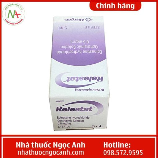 Thuốc Relestat 5ml là thuốc gì, tác dụng gì, mua ở đâu, giá bao nhiêu?