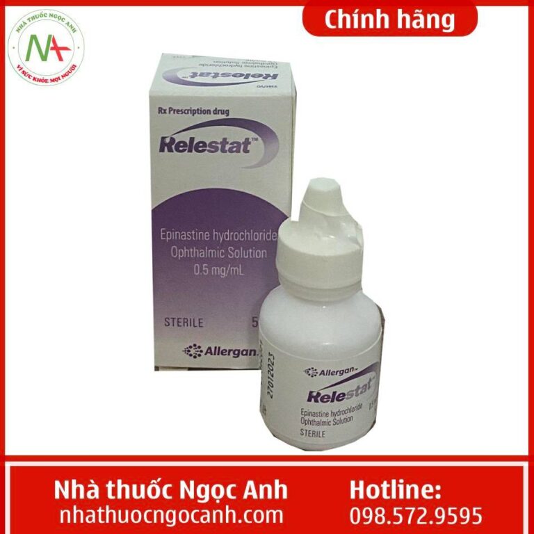 Thuốc Relestat 5ml là thuốc gì, tác dụng gì, mua ở đâu, giá bao nhiêu?