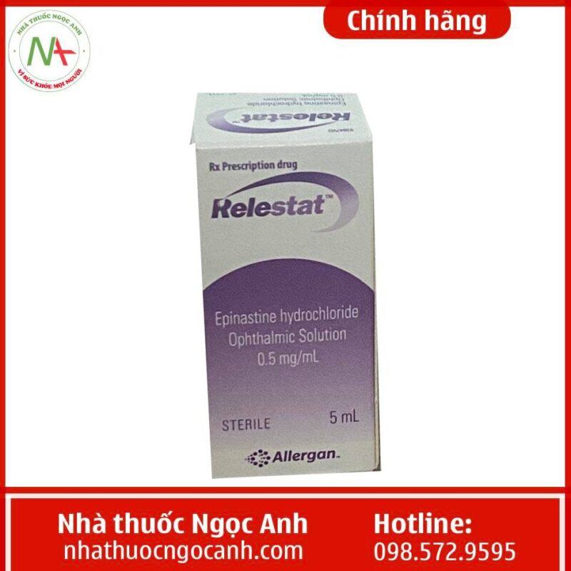 Thuốc Relestat 5ml là thuốc gì, tác dụng gì, mua ở đâu, giá bao nhiêu?