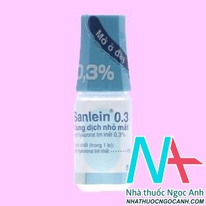 Thuốc Sanlein 0.3: Công dụng, liều dùng, lưu ý tác dụng phụ, giá bán