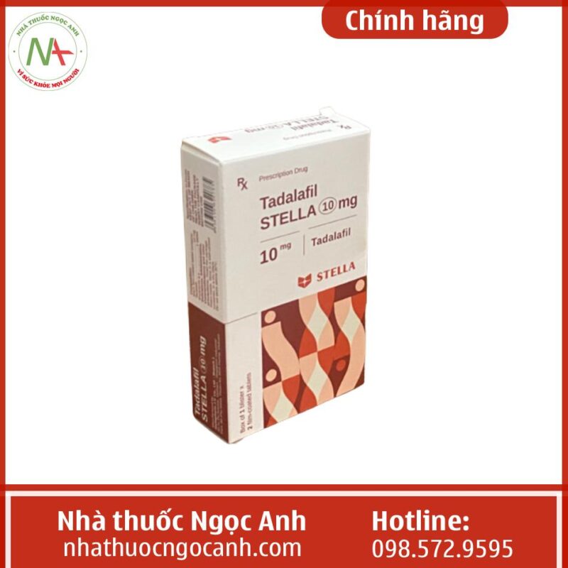 Thuốc Tadalafil Stella 10mg: Công dụng, liều dùng, lưu ý, giá bán