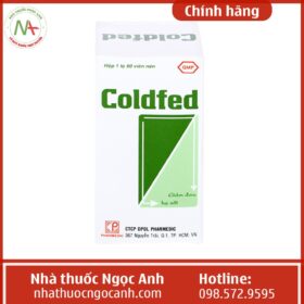 Thuốc cảm cúm màu xanh Coldfed chai giá bao nhiêu, mua ở đâu?