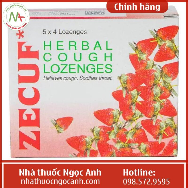Thuốc Zecuf Herbal Cough lozenges (Strawberry flavour) mua ở đâu, giá ...