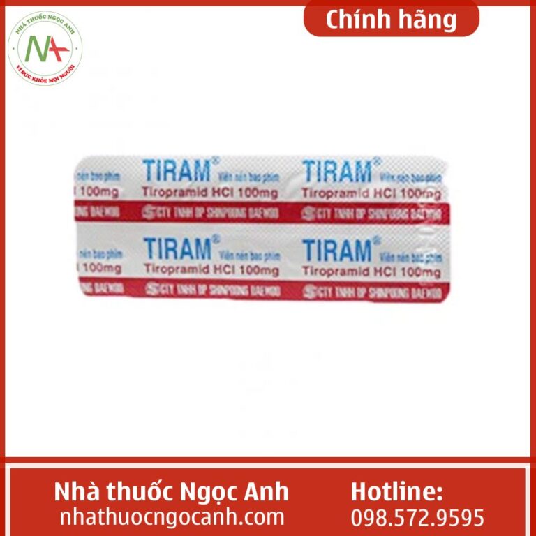 Thuốc Tiram Tiropramide HCL 100mg là thuốc gì, giá bao nhiêu, mua ở đâu