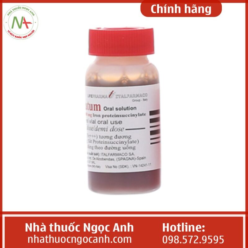 Thuốc Ferlatum 40mg/15ml: Công dụng, lưu ý, giá bán, mua ở đâu