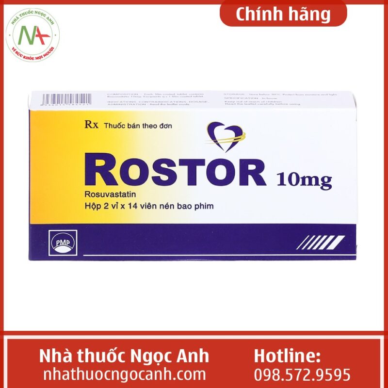 Thuốc Rostor 10mg là thuốc gì? tác dụng gì, giá bán, mua ở đâu