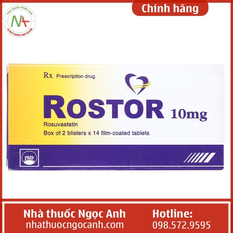 Thuốc Rostor 10mg là thuốc gì? tác dụng gì, giá bán, mua ở đâu
