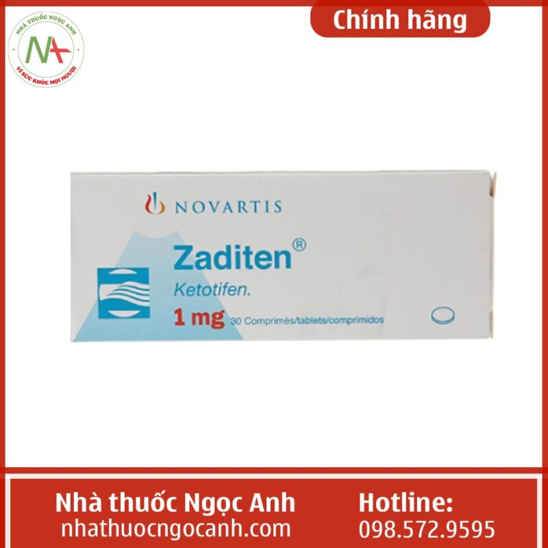 Thuốc Zaditen Ketotifen 1g là thuốc gì, giá bao nhiêu, mua ở đâu?