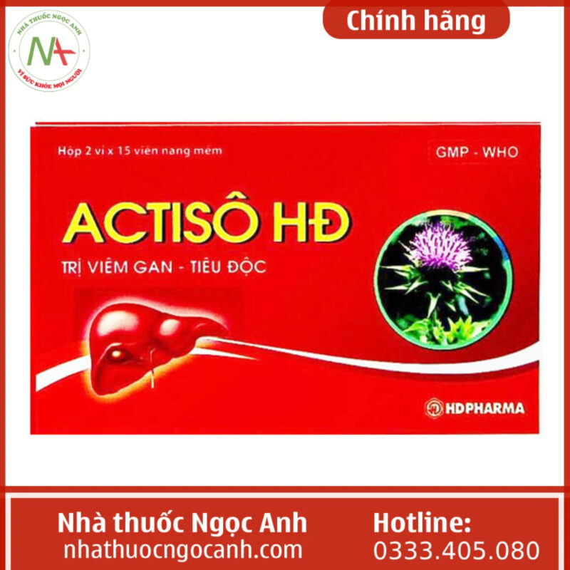 Thuốc Actisô HĐ là thuốc gì, có tác dụng gì, giá bao nhiêu, mua ở đâu?