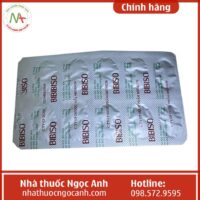 Thuốc Bibiso Tab là thuốc gì, có tác dụng gì, giá bao nhiêu, mua ở đâu
