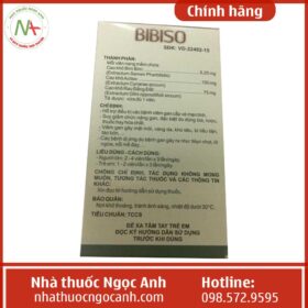 Thuốc Bibiso Tab là thuốc gì, có tác dụng gì, giá bao nhiêu, mua ở đâu