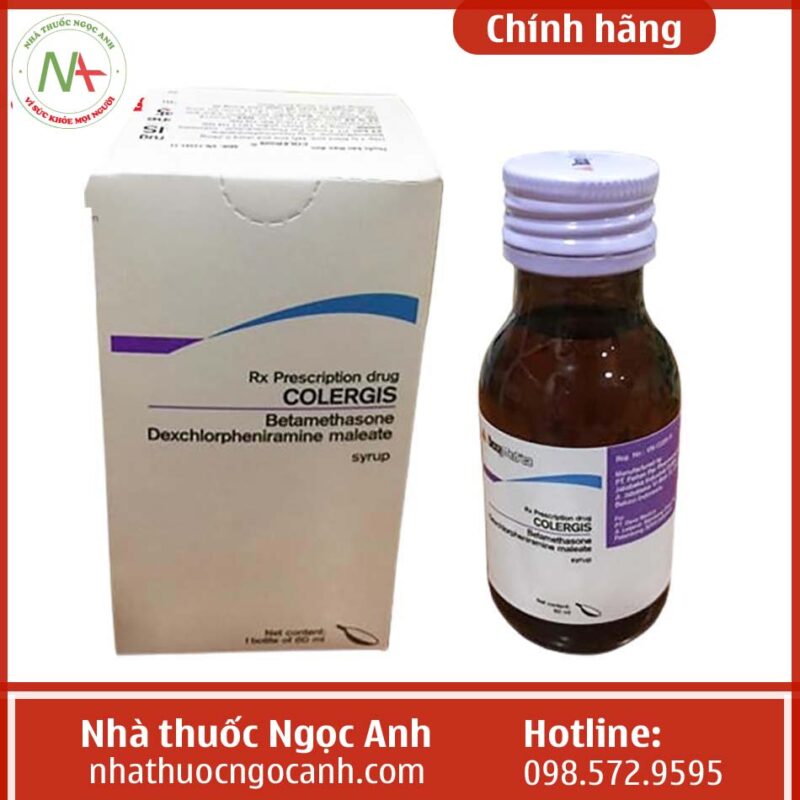 Thuốc Colergis syrup có phải khánh sinh không, giá bao nhiêu, mua ở đâu?