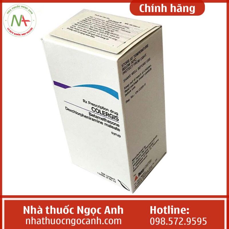 Thuốc Colergis syrup có phải khánh sinh không, giá bao nhiêu, mua ở đâu?