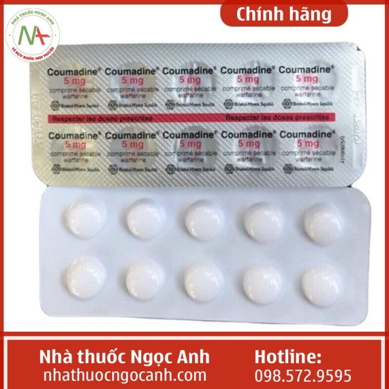 Thuốc Coumadine 5mg: Công dụng, liều dùng, giá bán, mua ở đâu