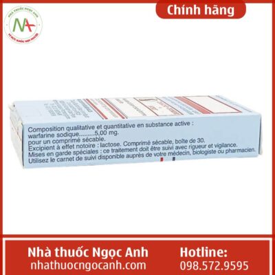 Thuốc Coumadine 5mg: Công dụng, liều dùng, giá bán, mua ở đâu