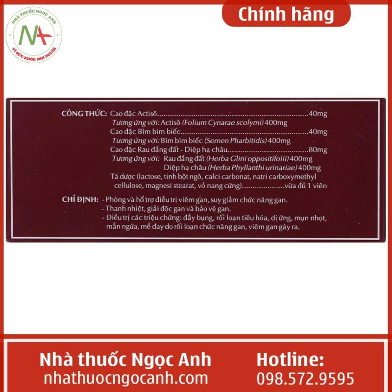 Thuốc Liverbil OPC là thuốc gì, trị bệnh gì, giá bao nhiêu, mua ở đâu?