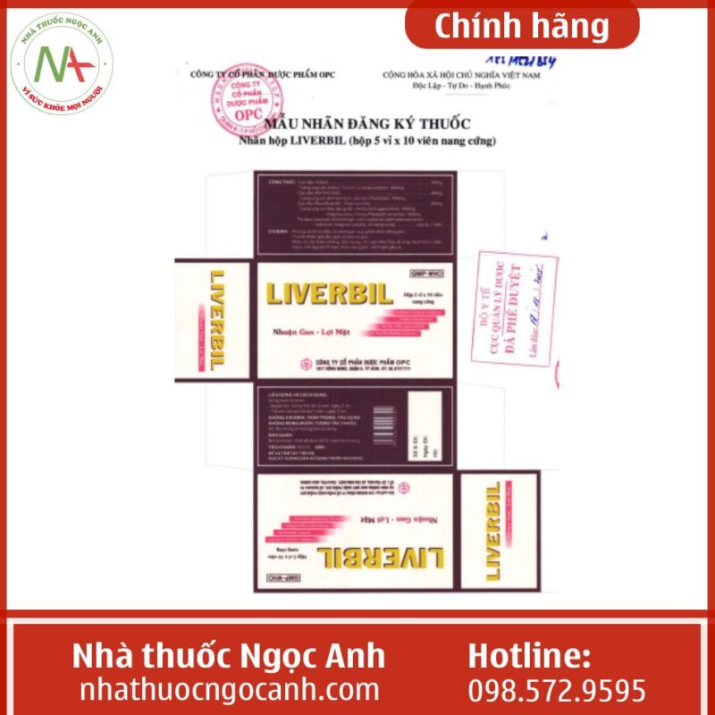 Thuốc Liverbil OPC là thuốc gì, trị bệnh gì, giá bao nhiêu, mua ở đâu?