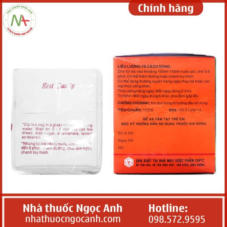 Thuốc Ruton Trà túi lọc OPC mua ở đâu, giá bao nhiêu?