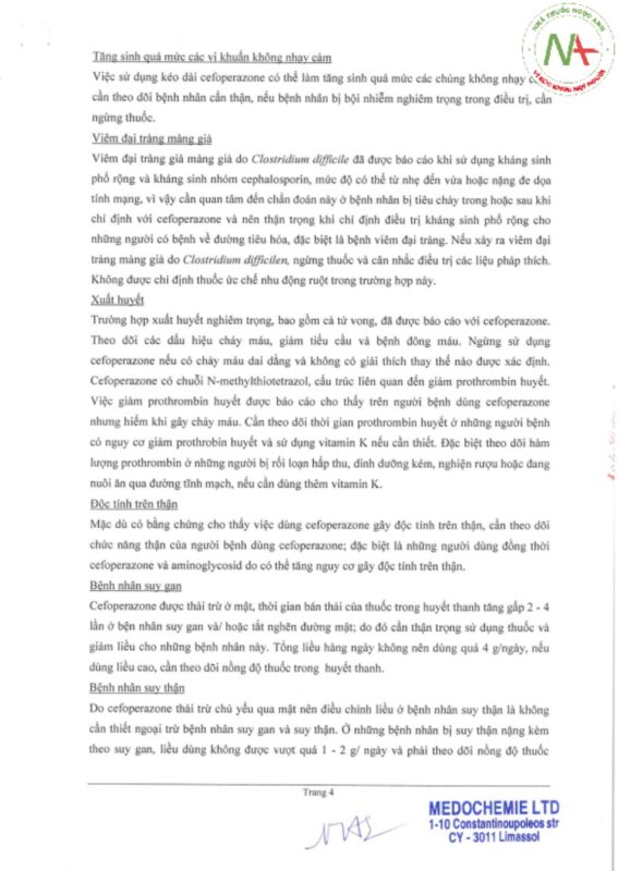 Thuốc Medocef 1g có tác dụng gì, mua ở đâu, giá bao nhiêu?