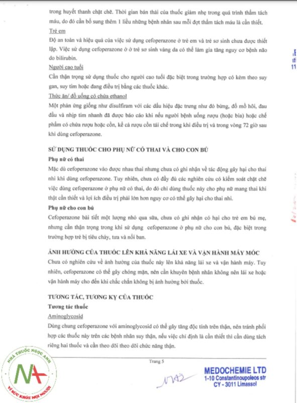 Thuốc Medocef 1g có tác dụng gì, mua ở đâu, giá bao nhiêu?