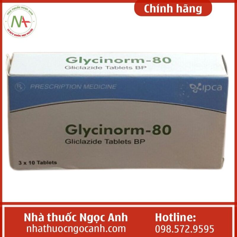 Thuốc Glycinorm-80: Công dụng, liều dùng, lưu ý tác dụng phụ, giá bán