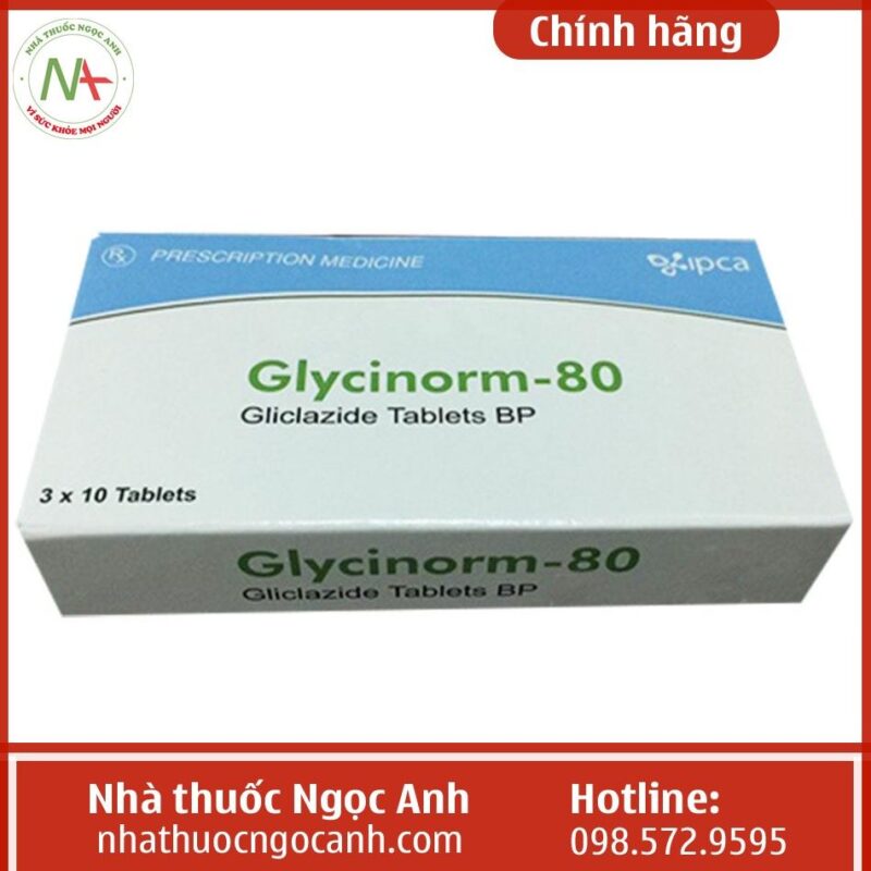 Thuốc Glycinorm-80: Công dụng, liều dùng, lưu ý tác dụng phụ, giá bán