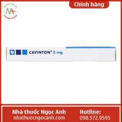 Thuốc Cavinton 5mg có tác dụng gì, liều dùng, giá bao nhiêu, mua ở đâu