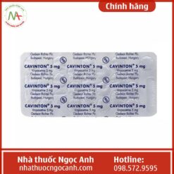 Thuốc Cavinton 5mg có tác dụng gì, liều dùng, giá bao nhiêu, mua ở đâu