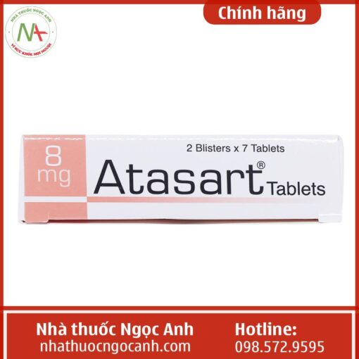 Thuốc Atasart Tablets 8mg là thuốc gì, mua ở đâu, giá bao nhiêu?