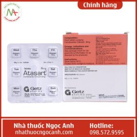Thuốc Atasart Tablets 8mg là thuốc gì, mua ở đâu, giá bao nhiêu?
