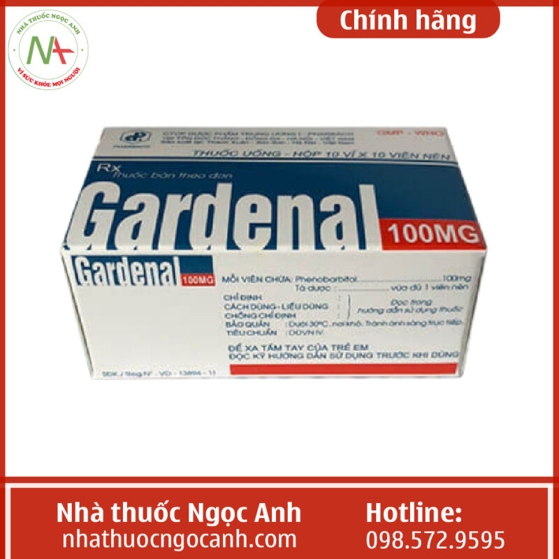 Thuốc Gardenal 100mg Pharbaco là thuốc gì, giá bao nhiêu, mua ở đâu