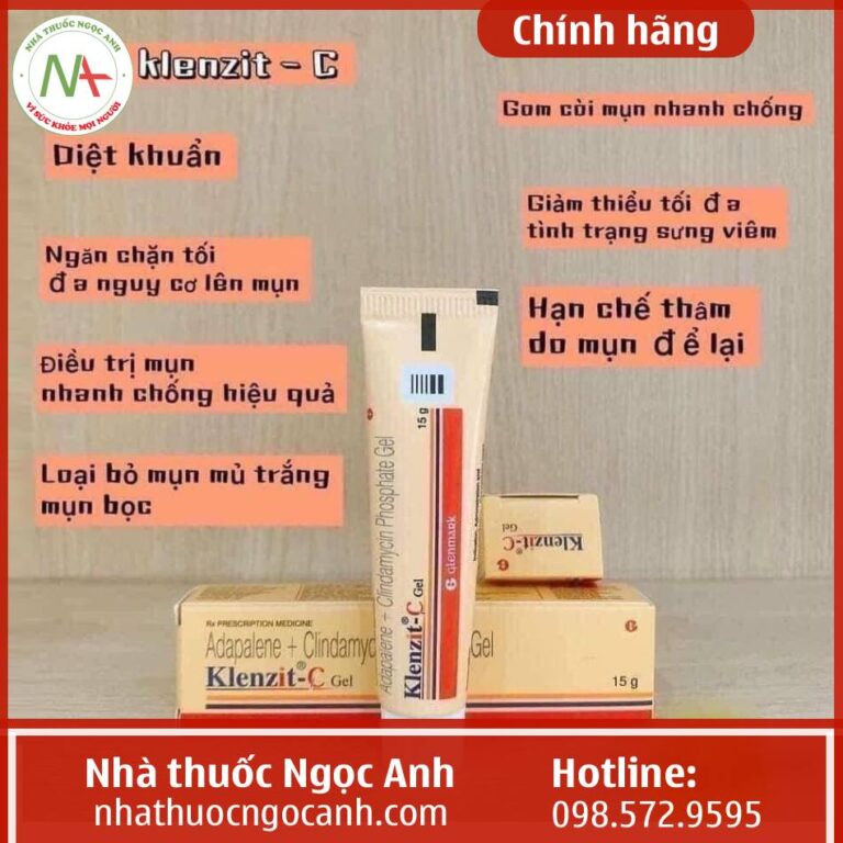 Thuốc Klenzit-C Gel dùng sáng hay tối, giá bao nhiêu, mua ở đâu?