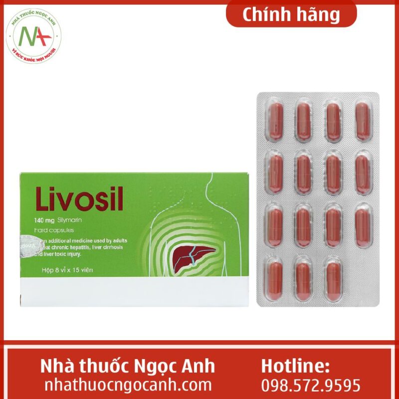 Thuốc Livosil 140mg của nước nào, trị bệnh gì, giá bao nhiêu, mua ở đâu?