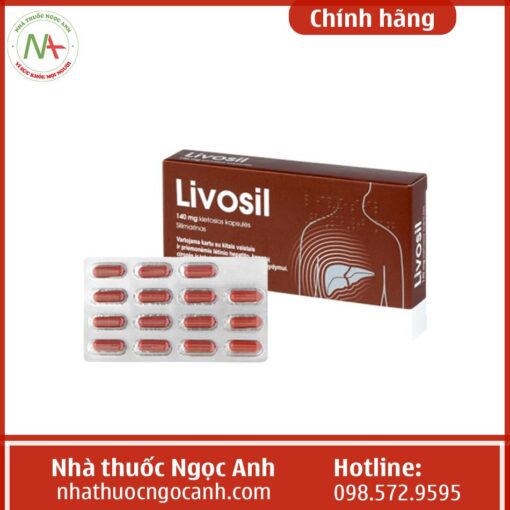 Thuốc Livosil 140mg: Công dụng, liều dùng, lưu ý, giá bán