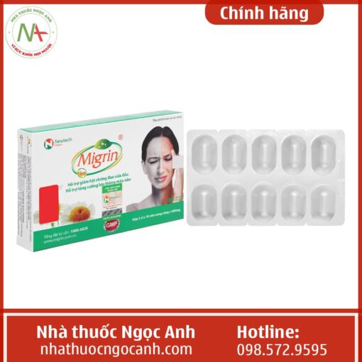Thuốc Migrin là thuốc gì, tác dụng phụ, giá bao nhiêu, mua ở đâu?